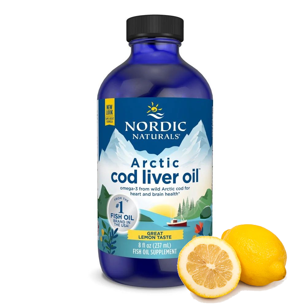 Nordic Naturals - Arctic Cod Liver Oil - 1060mg - Lemon - 237 ml